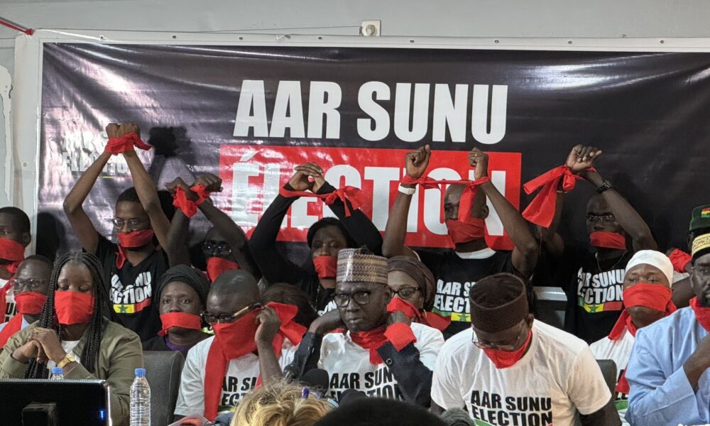Report de la Présidentielle : Aar Sunu Election annonce une marche le ...